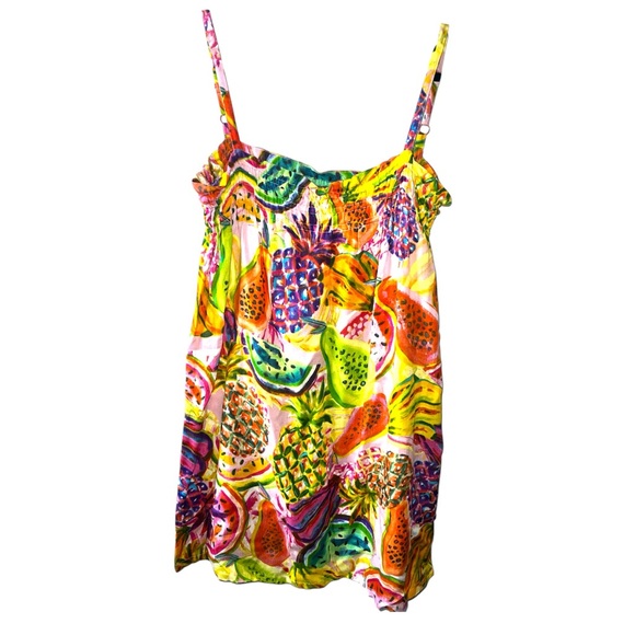 True Destinations | Dresses | True Destinations Tropical Fruits Summer ...